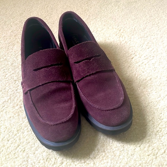 Cole Haan | Shoes | Cole Haan Grandseries Geneva Suede Penny Loafers Sz ...